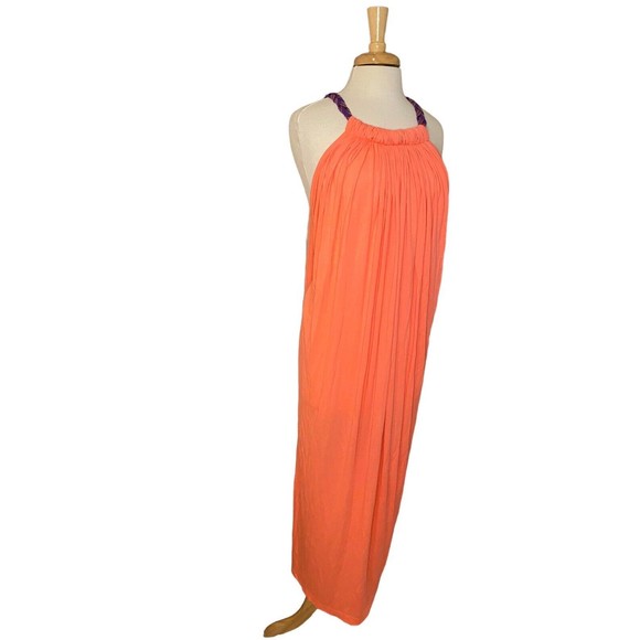 Pitusa | Dresses | Pitusa Womens Braided Halter Sleeveless Jersey Maxi ...